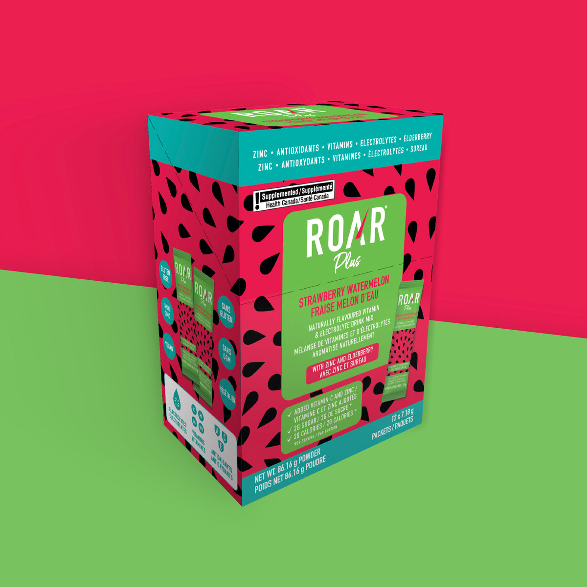 STRAWBERRY WATERMELON – ROAR Organic Canada